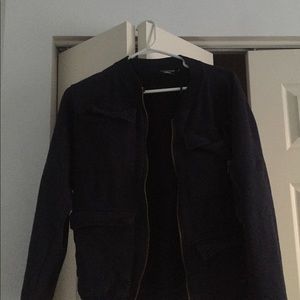 Jackets & Coats | Navy Blue Bomber Jacket | Poshmark